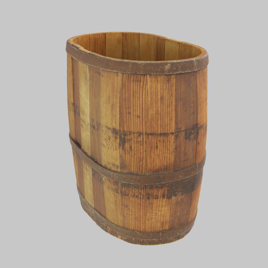 3D Vat Wood Wooden - TurboSquid 1197207