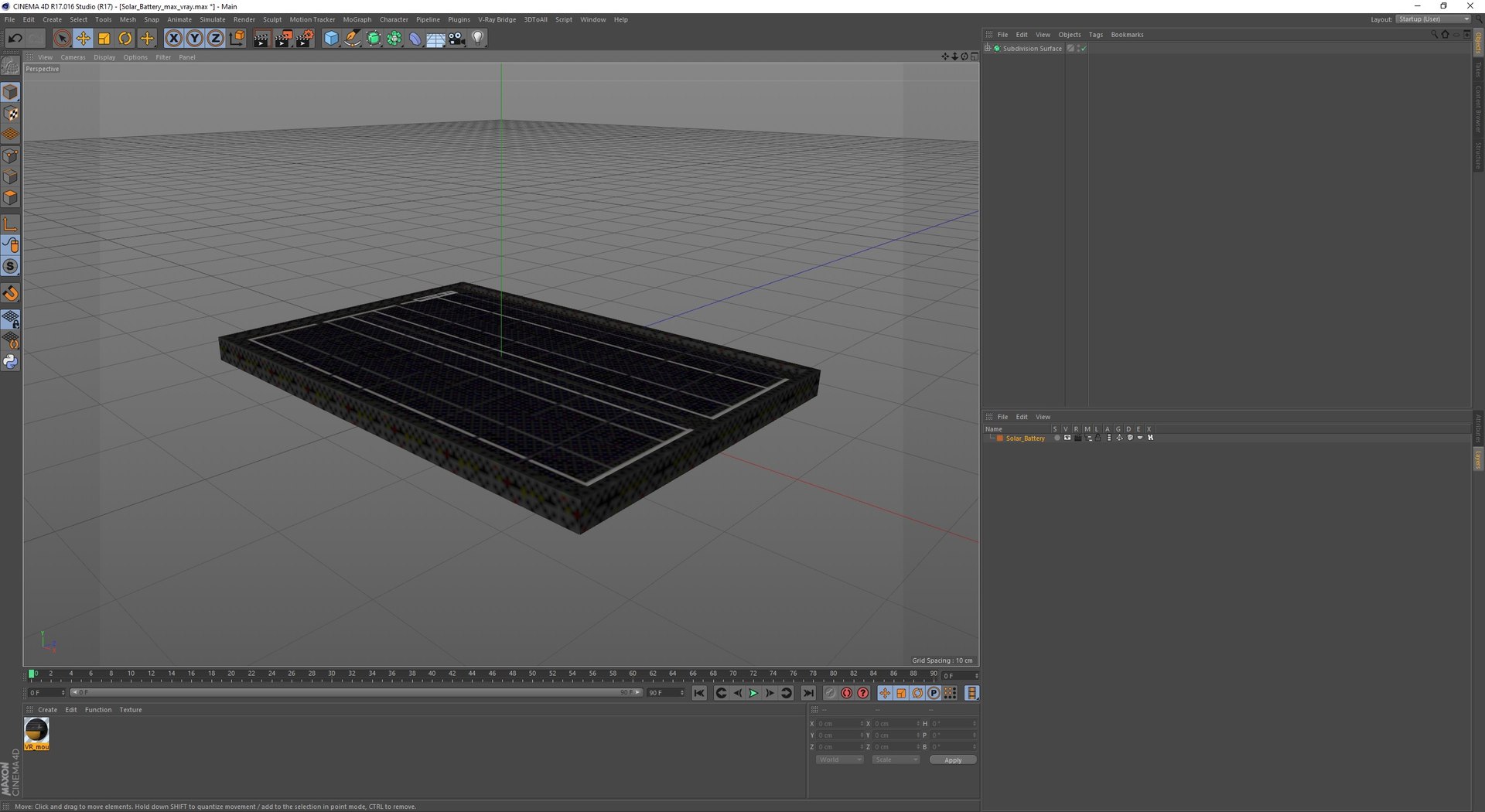Solar Battery 3D Model - TurboSquid 2287196