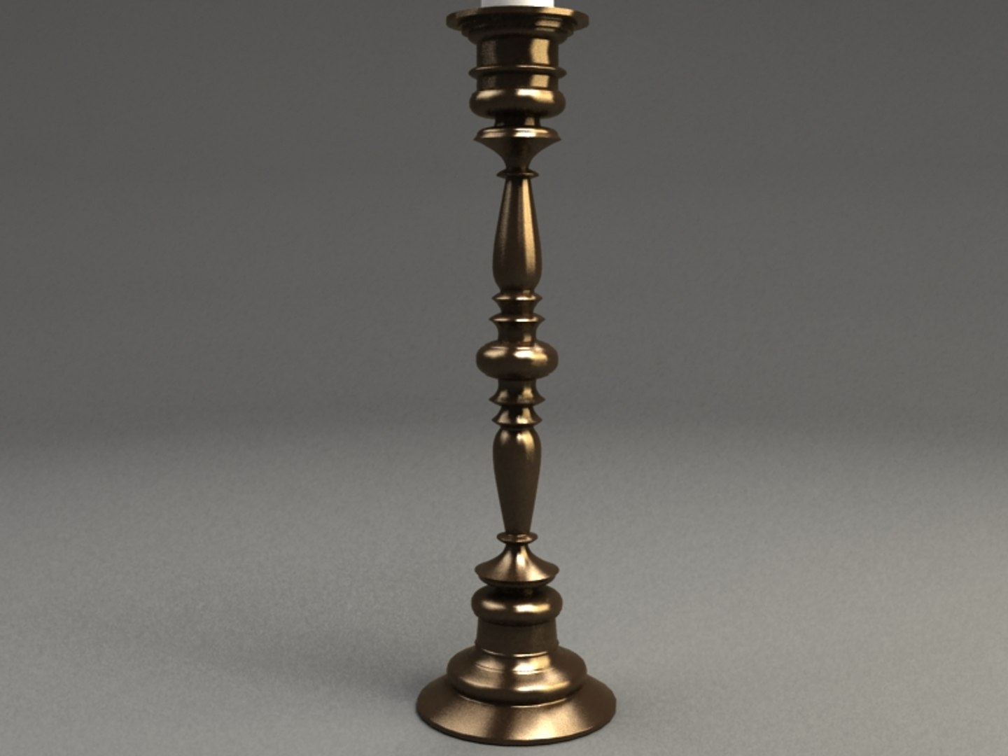 Candlestick Materials 3d Obj