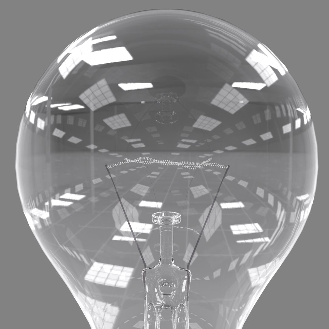 light bulb 3d c4d