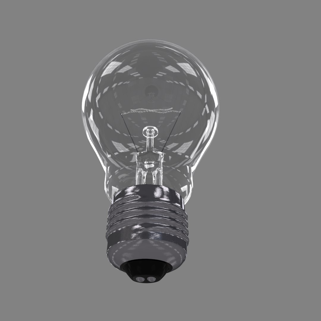 light bulb 3d c4d