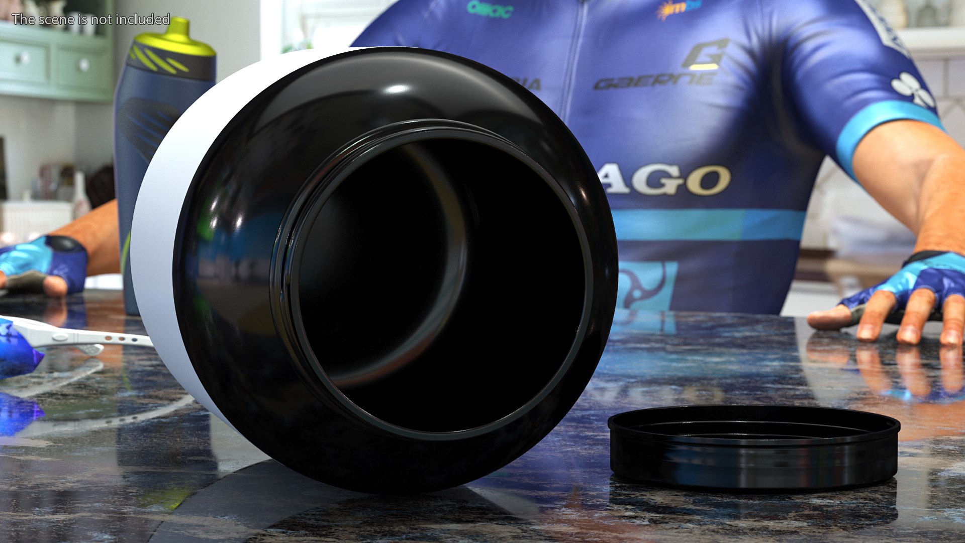 Whey Protein Container Jar 5lb 3D Model - TurboSquid 1781194