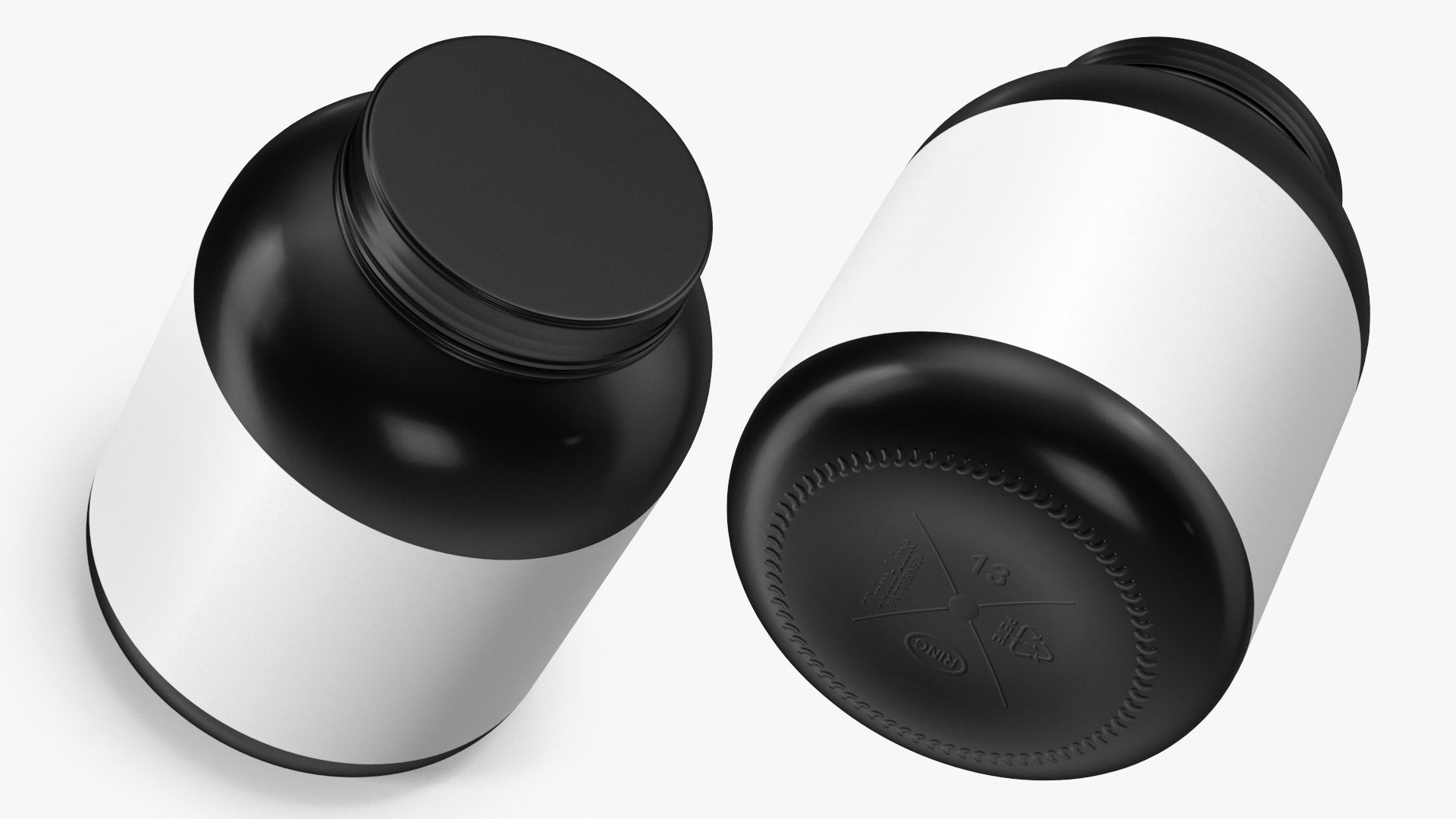 Whey Protein Container Jar 5lb 3D Model - TurboSquid 1781194