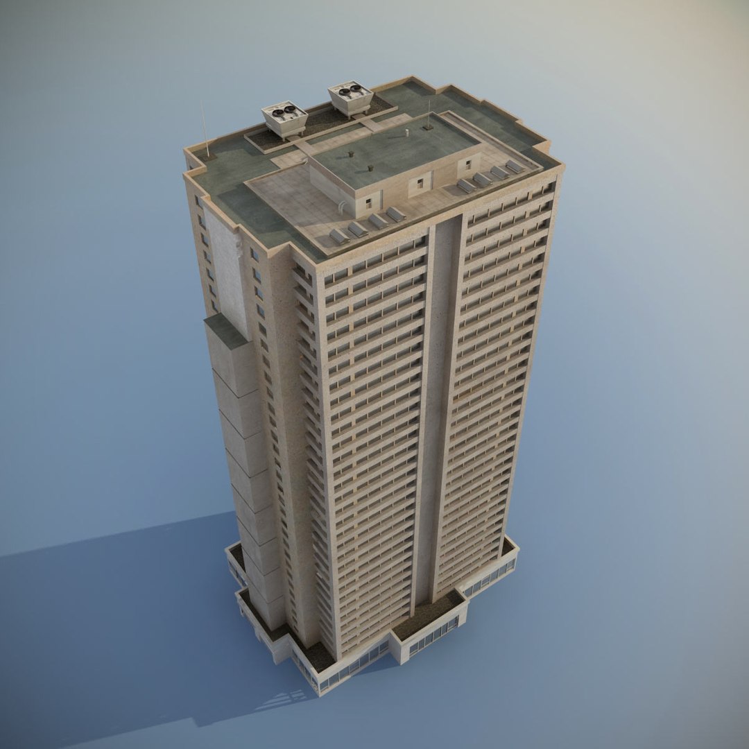 3d Model Building Skyscraper