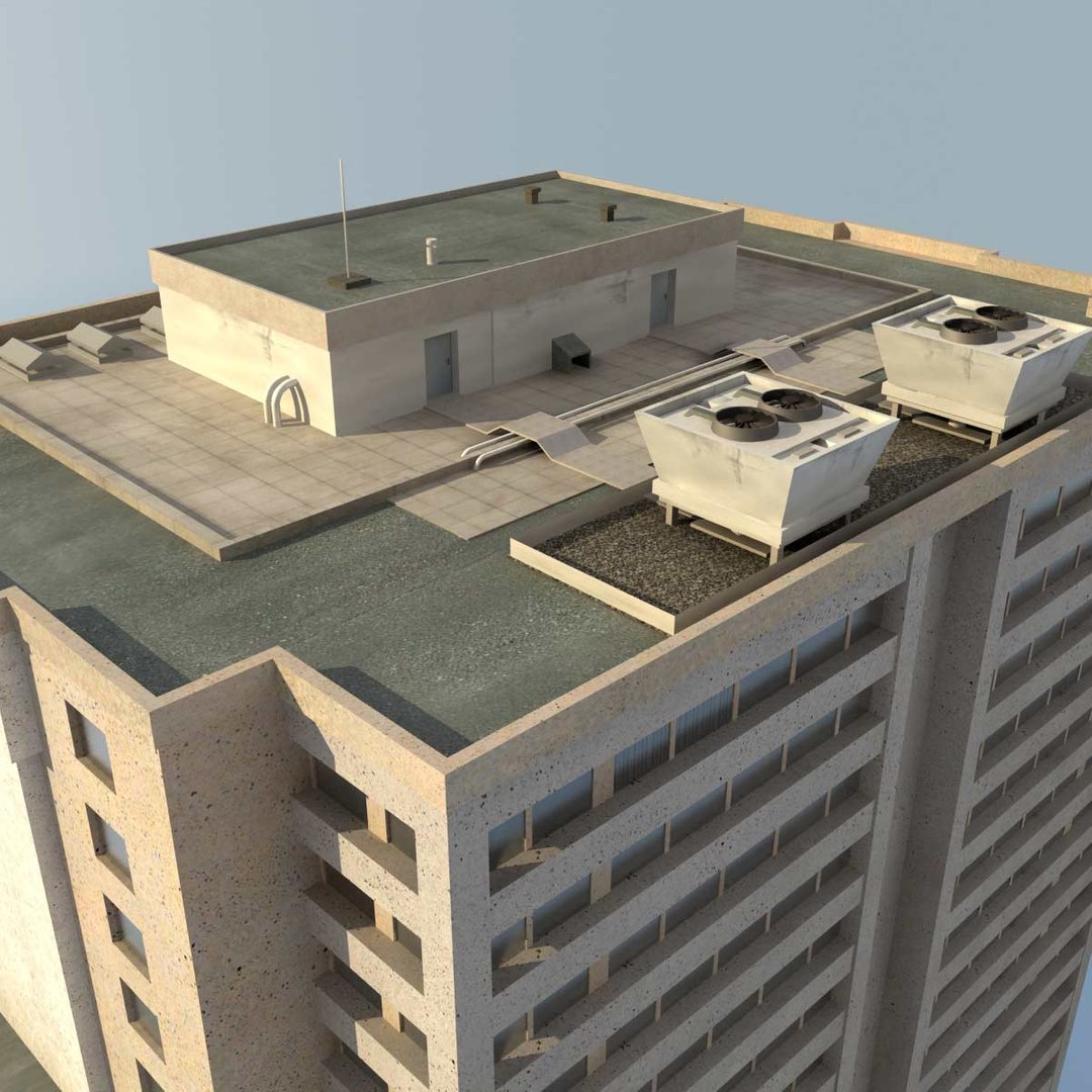 3d Model Building Skyscraper