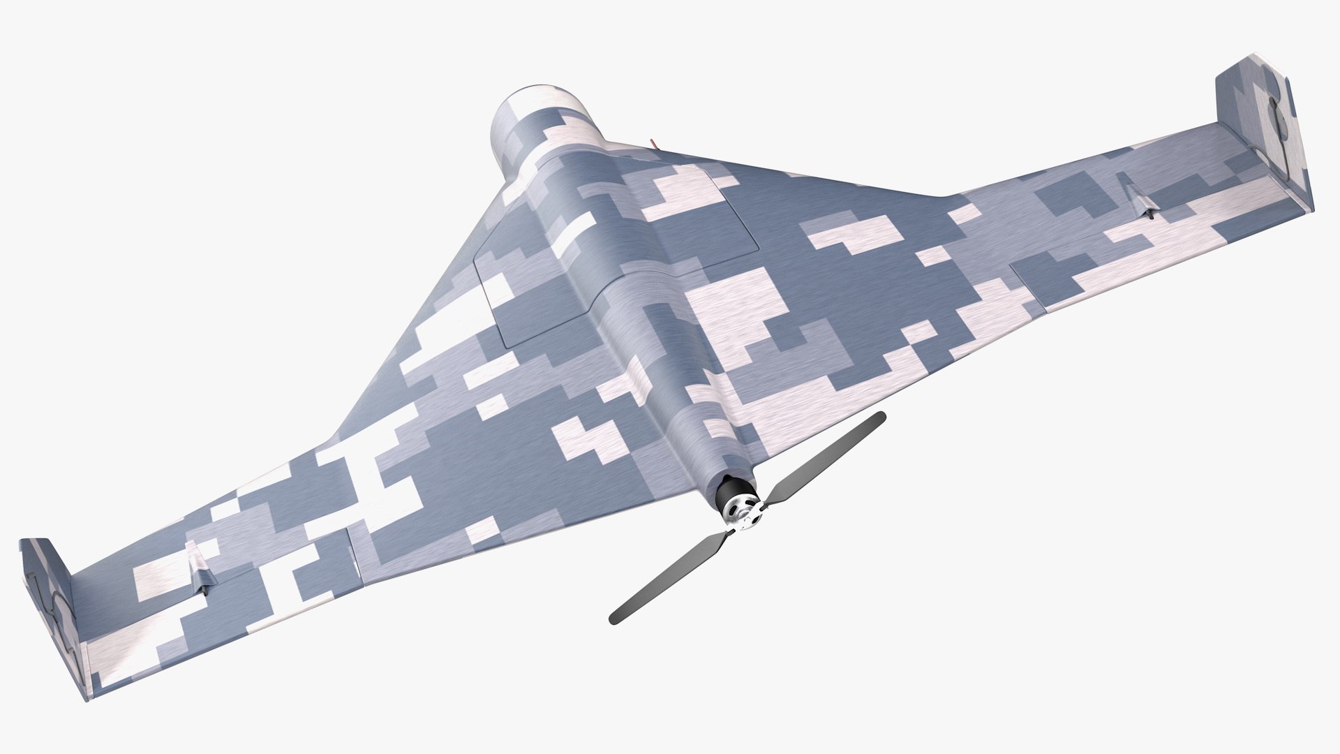 3D Kamikaze Drone Winter Camouflage Model - TurboSquid 1434511