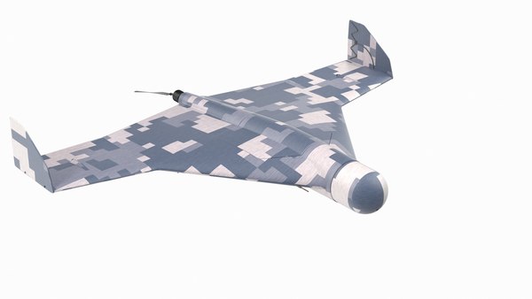 3D kamikaze drone winter camouflage model - TurboSquid 1434511