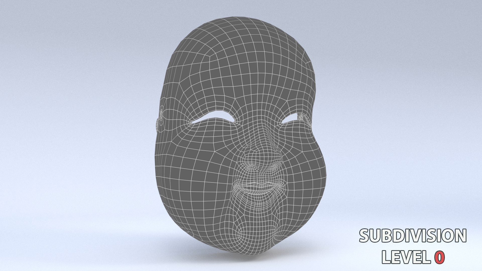 3D Japanese Okame - Otafuku Noh mask model - TurboSquid 1797059