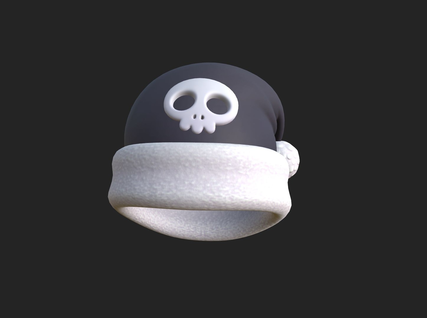 Hat049 Skull Nightcap 3D - TurboSquid 2336556