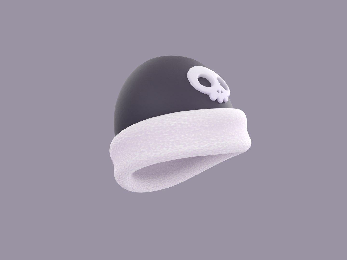 Hat049 Skull Nightcap 3D - TurboSquid 2336556