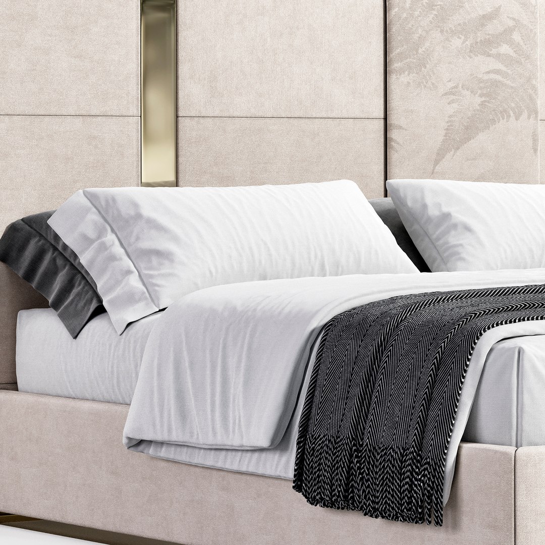 3D Model GINKO Bed By Bizzotto Italia - TurboSquid 2412080