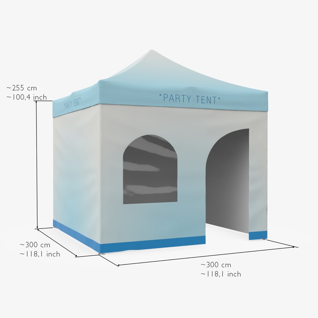Party Tent 3d Model