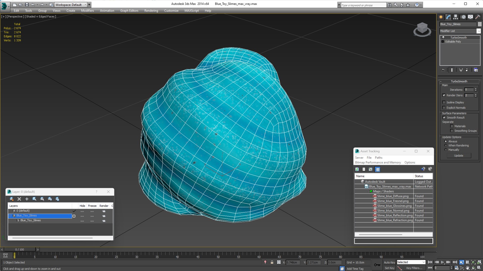 Blue Toy Slimes 3D - TurboSquid 2113718
