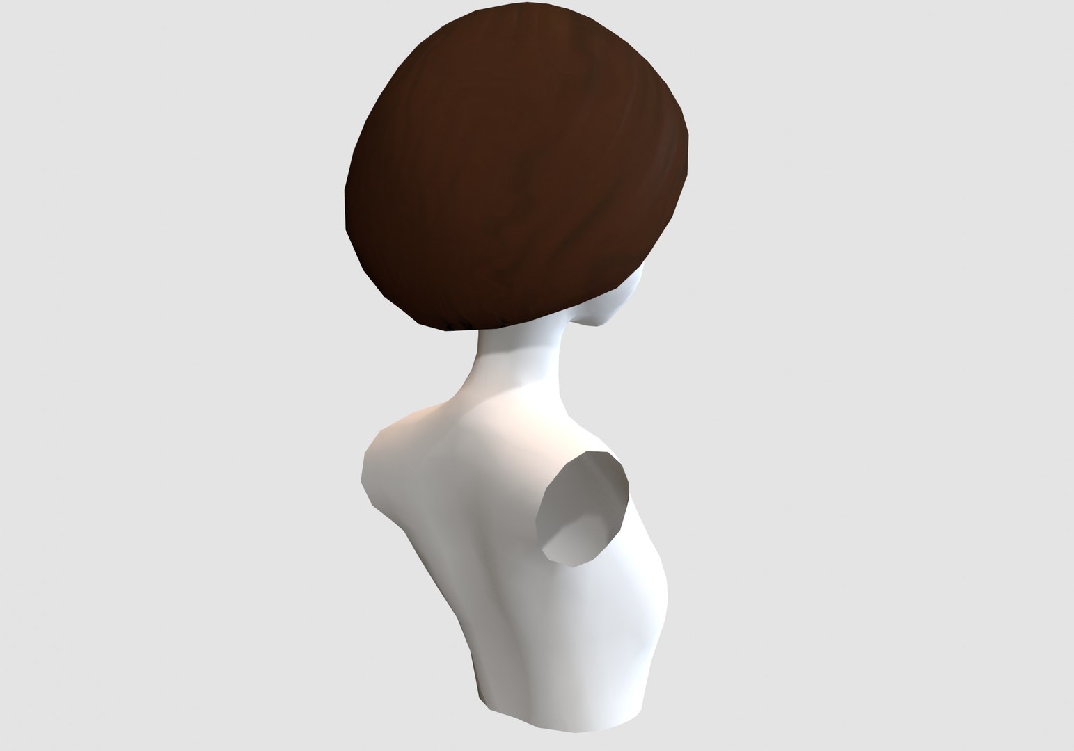 3D Afro Brown Hairstyle Model - TurboSquid 1908338
