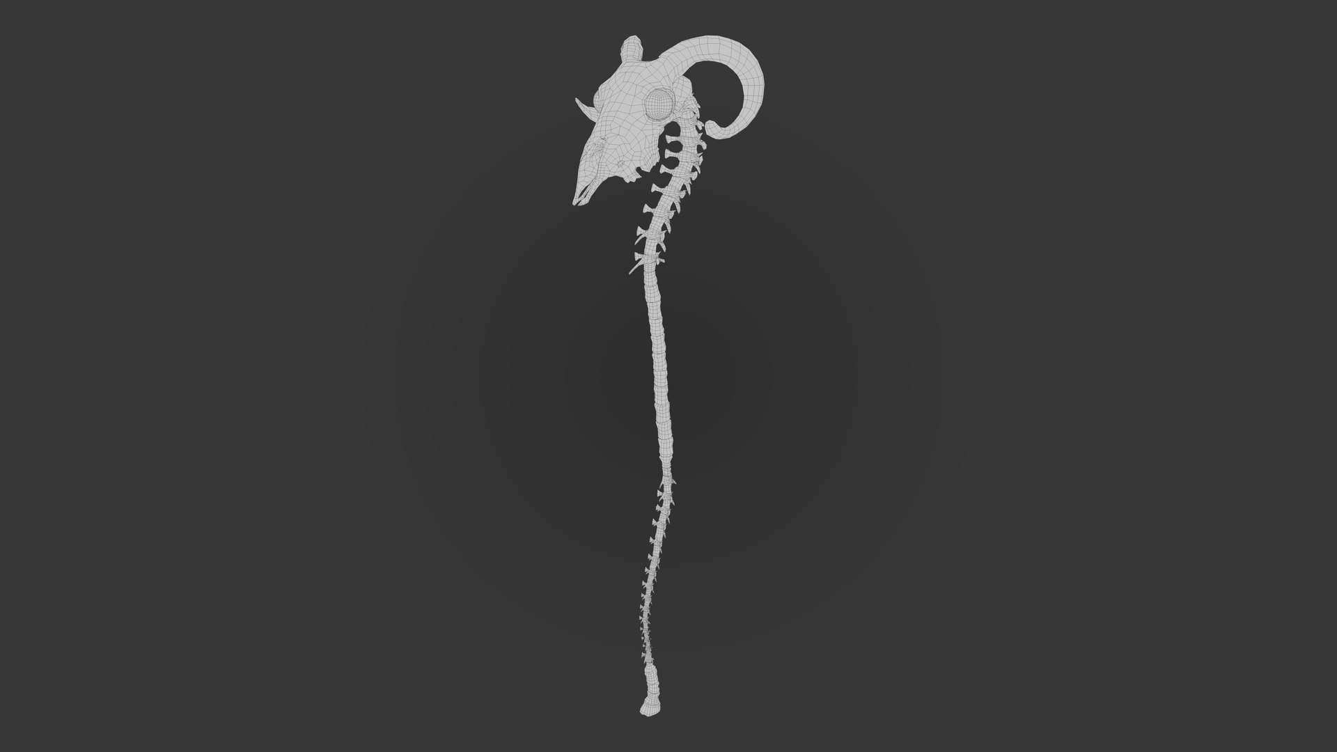 3D Bone Staff Model - TurboSquid 1756456