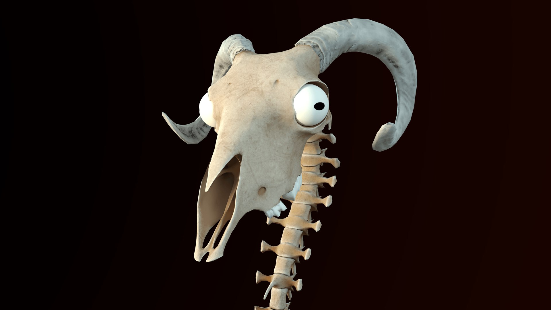 3D Bone Staff Model - TurboSquid 1756456