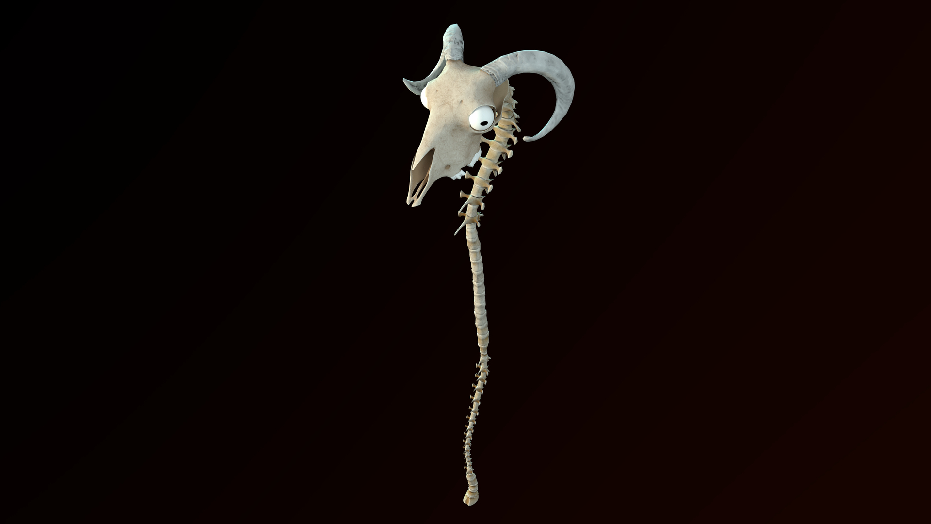 3D Bone Staff Model - TurboSquid 1756456