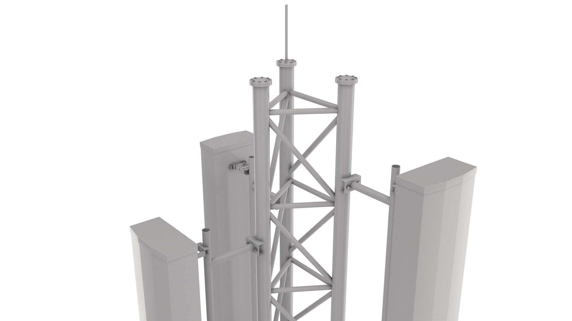 3D Cell Tower Station - TurboSquid 2204729
