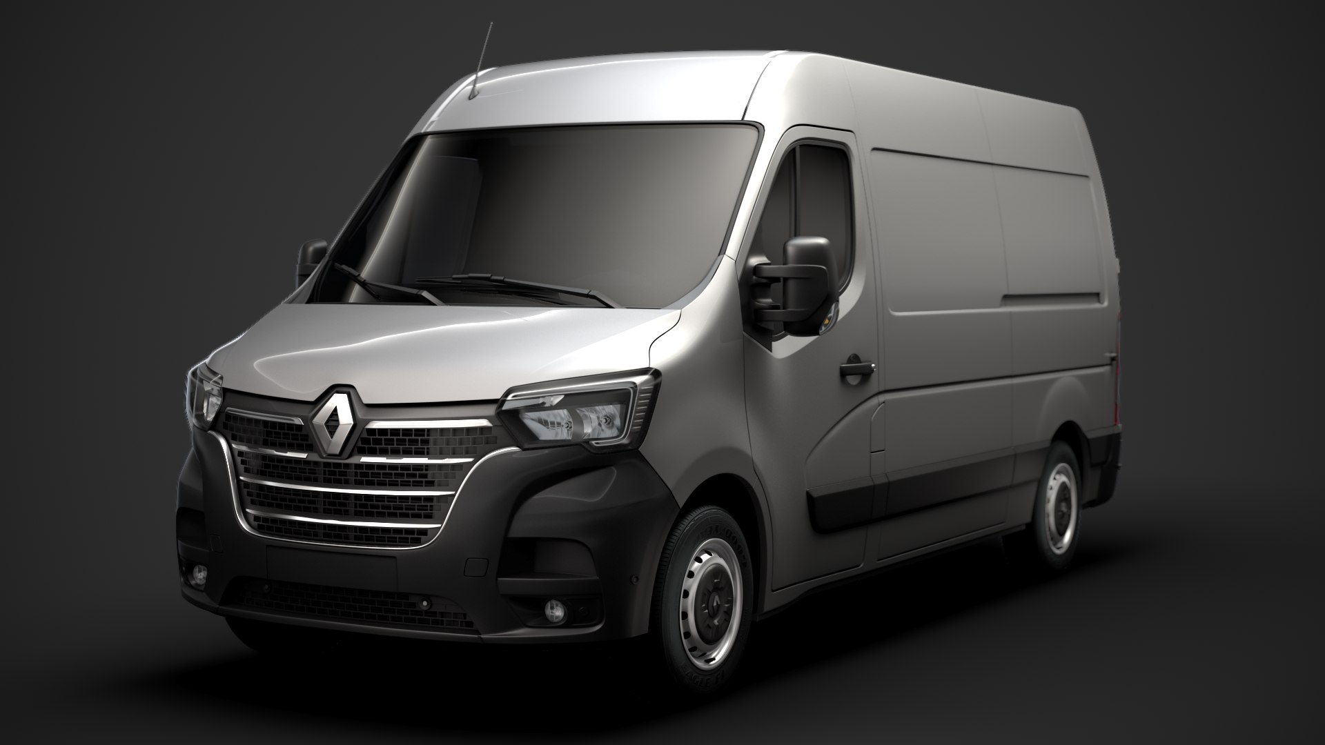 Renault master l2h2 van 3D model - TurboSquid 1496126