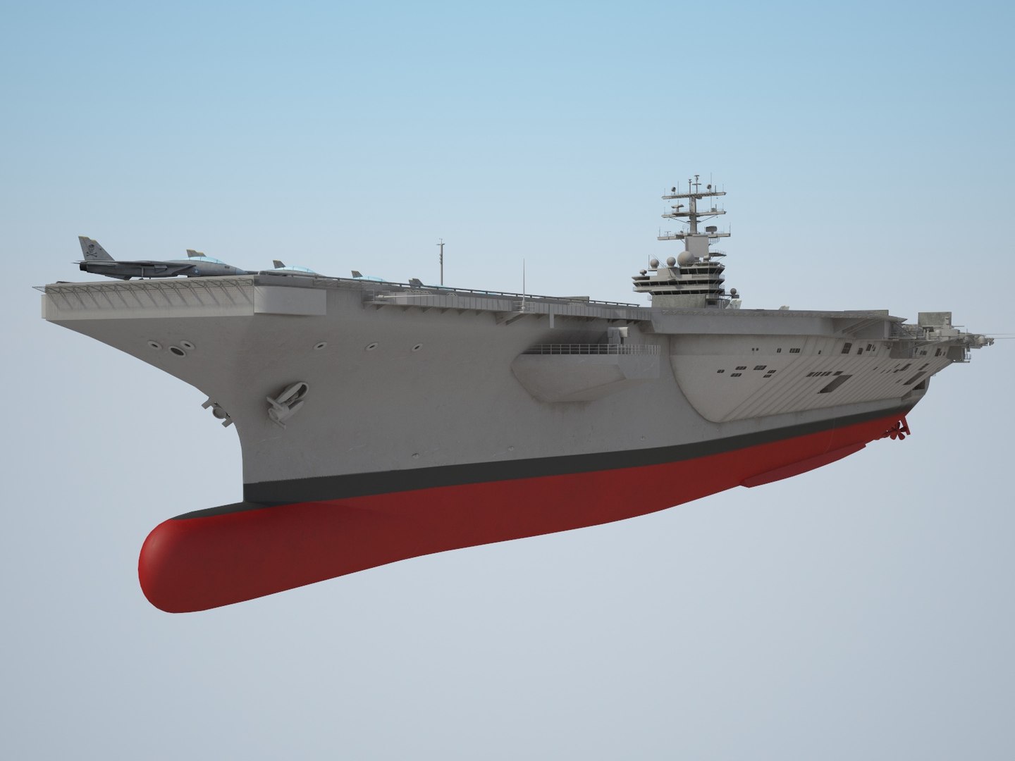 3d Uss Ronald Reagan Model