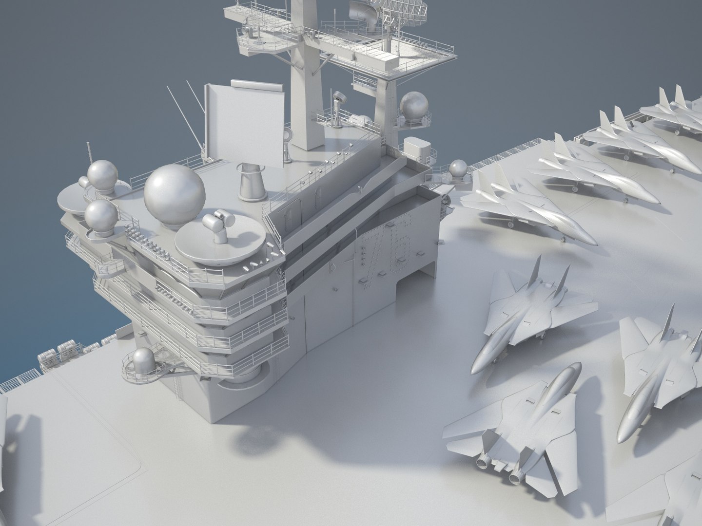 3d Uss Ronald Reagan Model