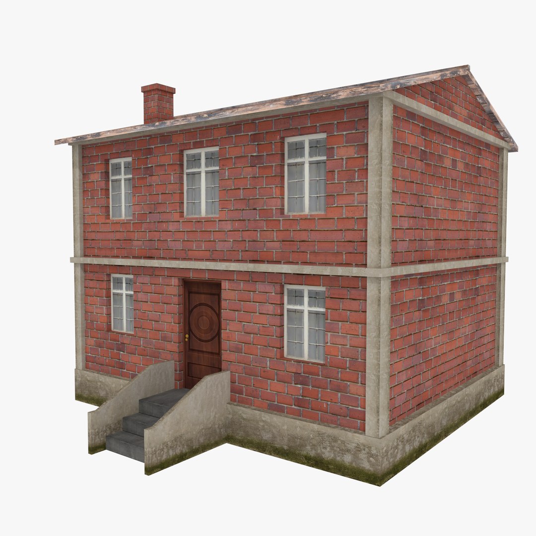3d Model Brick House