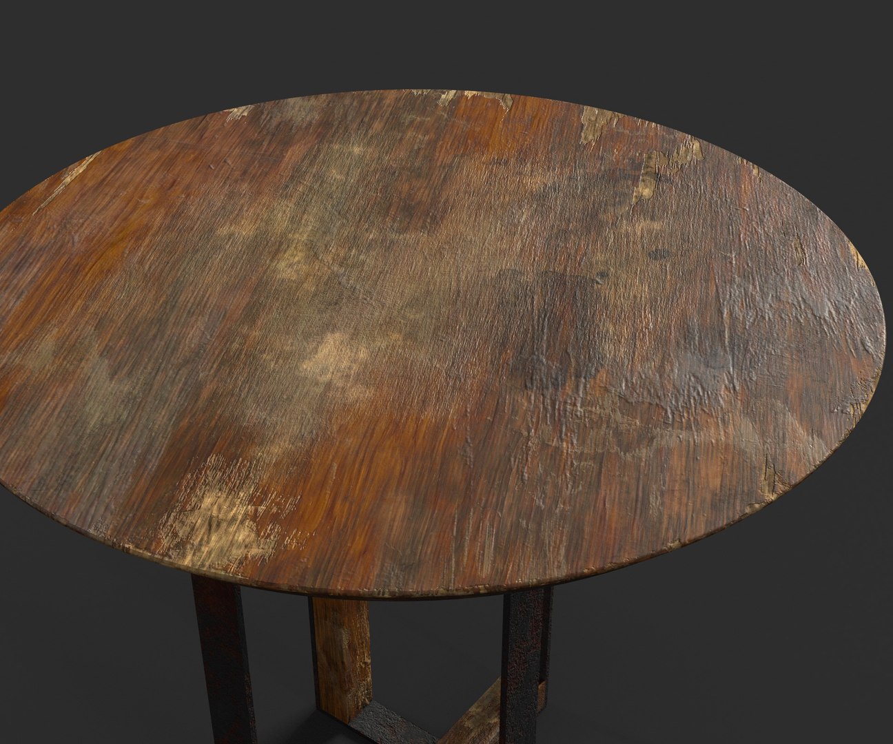 3D model old dirty desk abandoned - TurboSquid 1583568