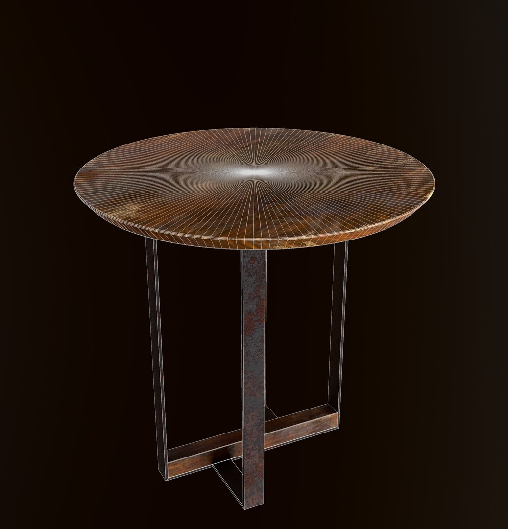 3D model old dirty desk abandoned - TurboSquid 1583568