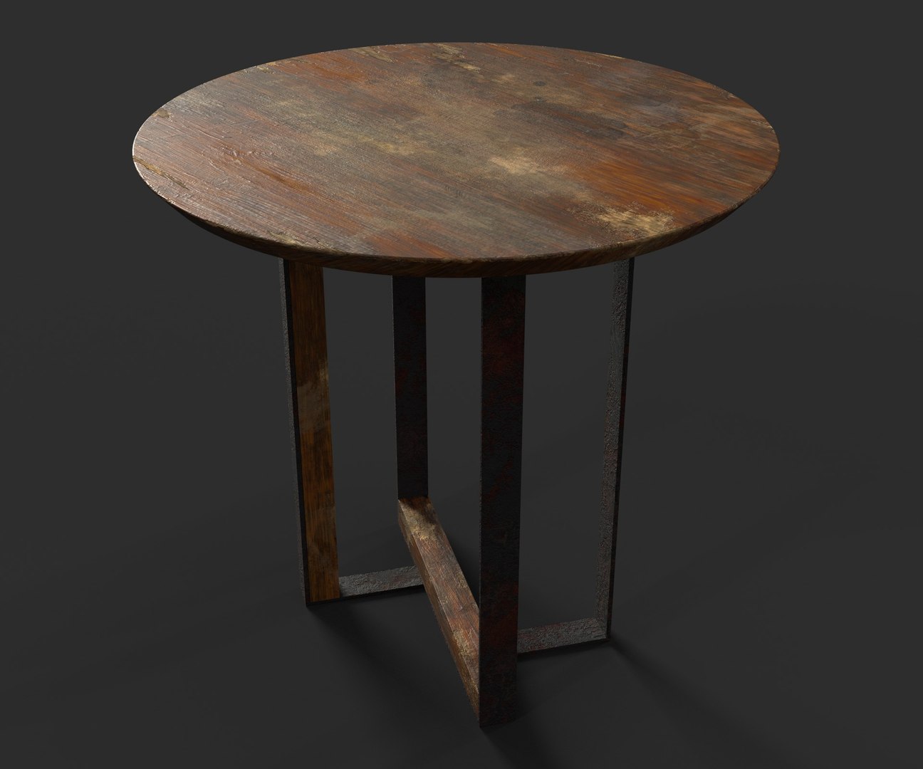 3D model old dirty desk abandoned - TurboSquid 1583568