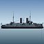 3d Russian Warship Slava War Model