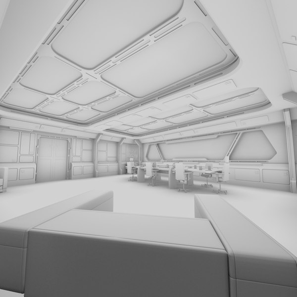 starship interior conference room 3ds