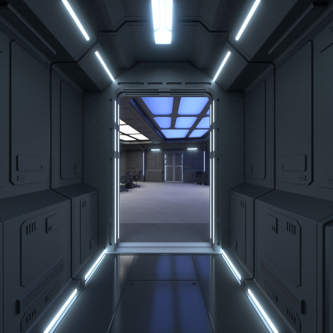 starship interior conference room 3ds