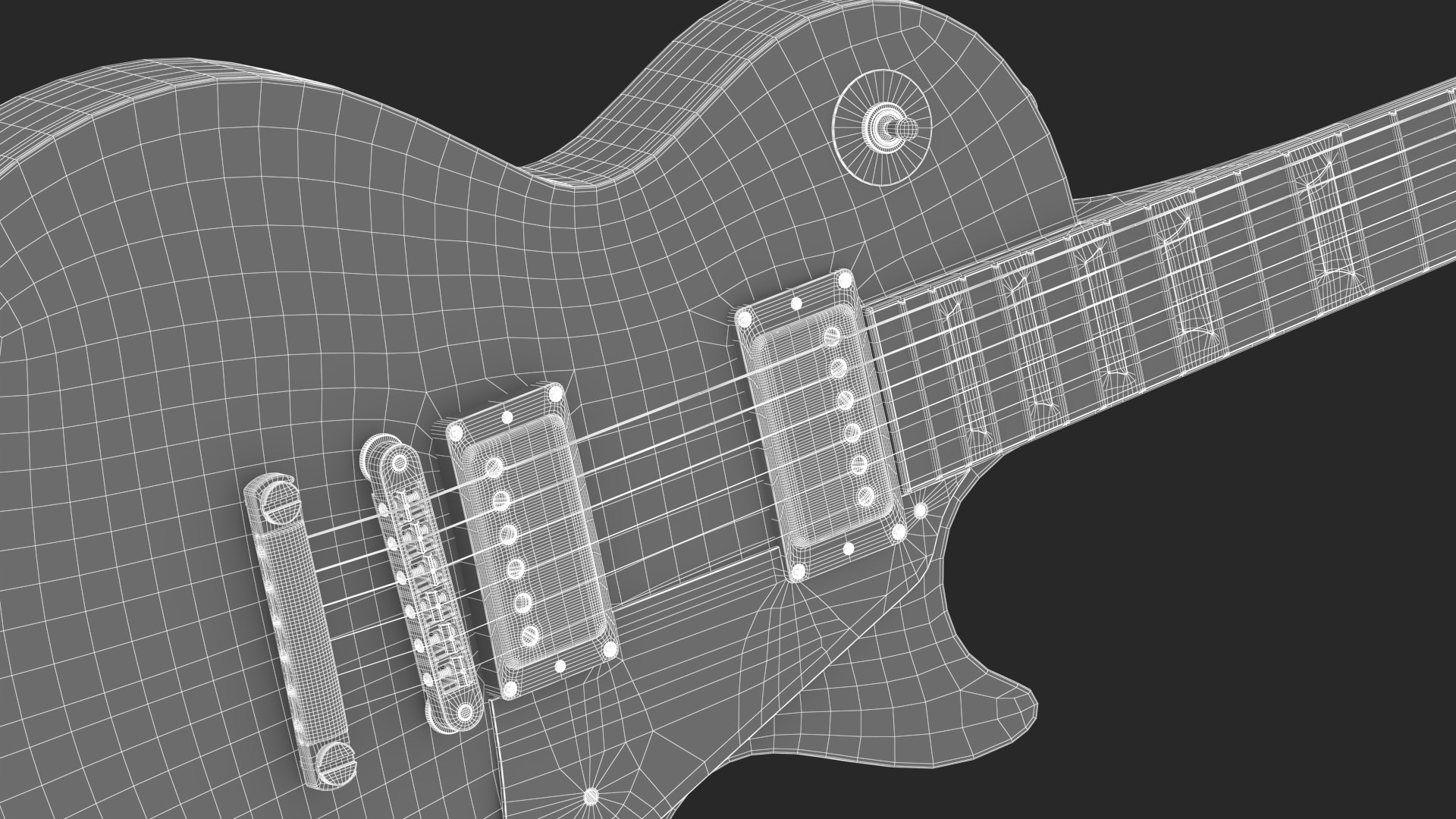 Gibson Les Paul Electric Guitar 3D Model - TurboSquid 2234664