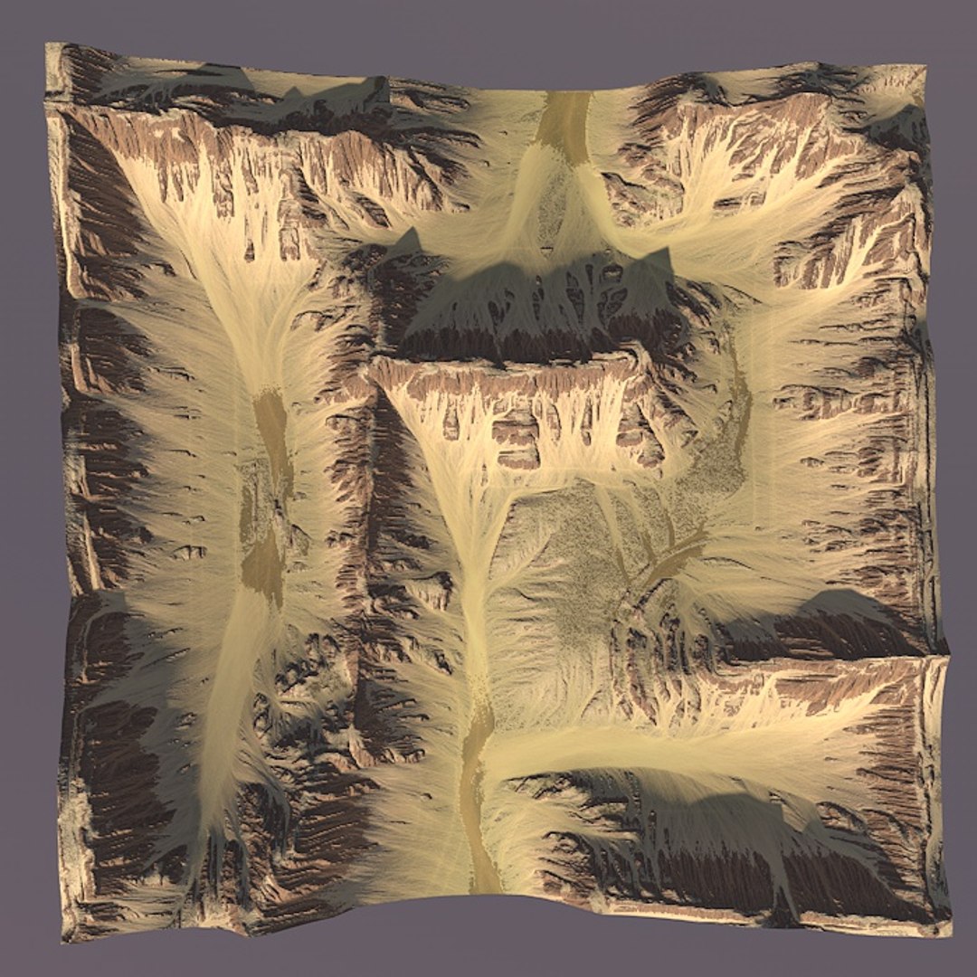 3d Model Of Mountain Games Maps
