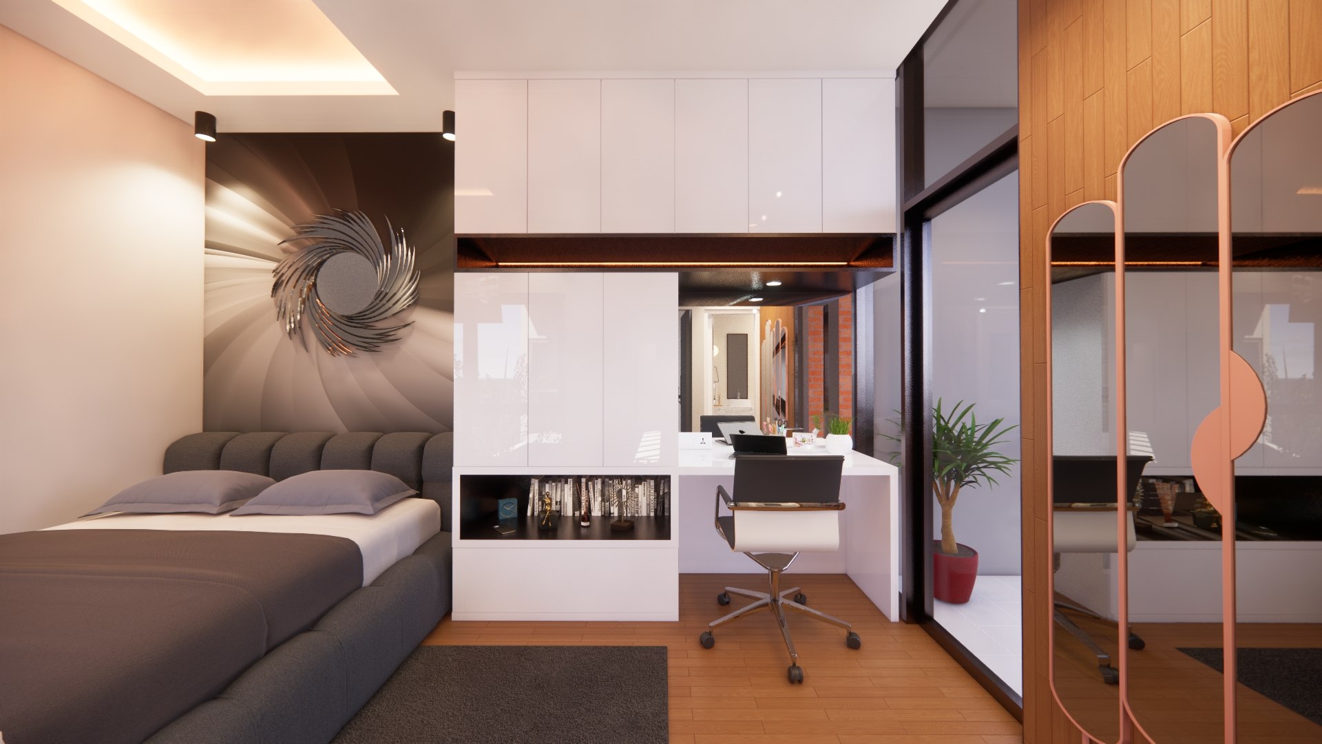 House To The Side Interior Exterior 3D - TurboSquid 2096359