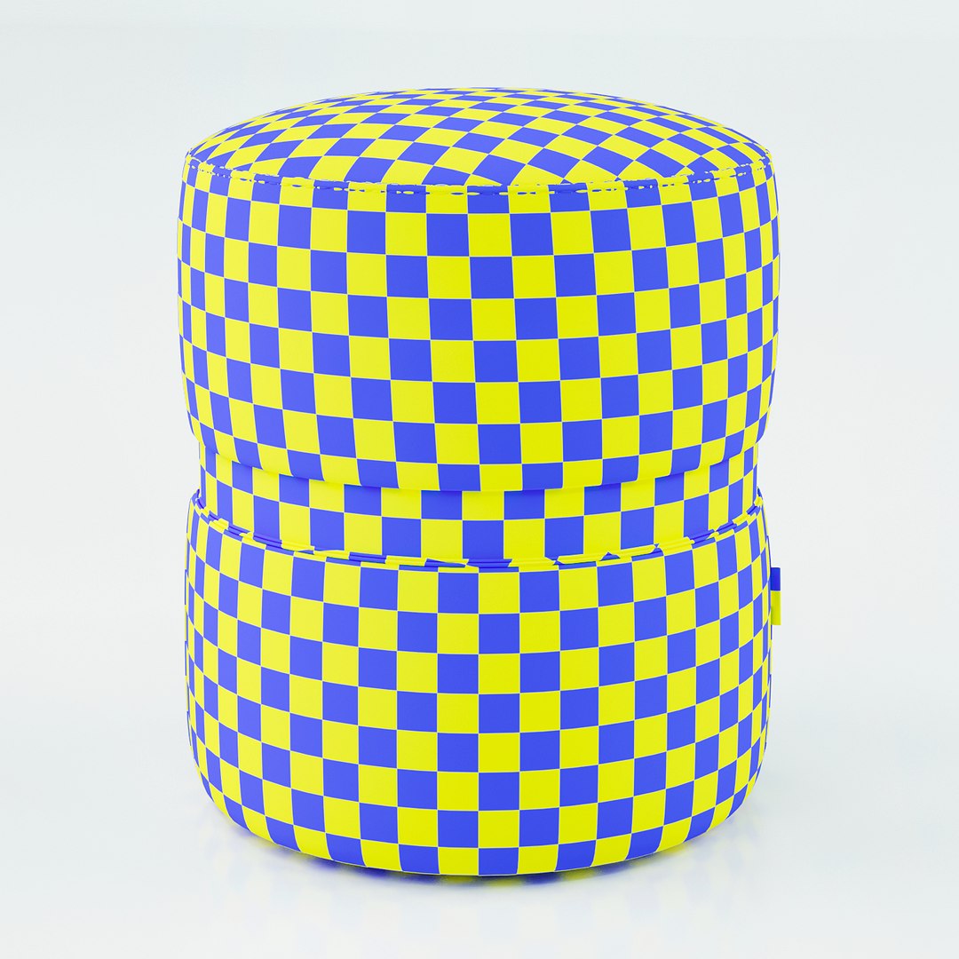 3D Model EDSON Pouf - TurboSquid 2010985