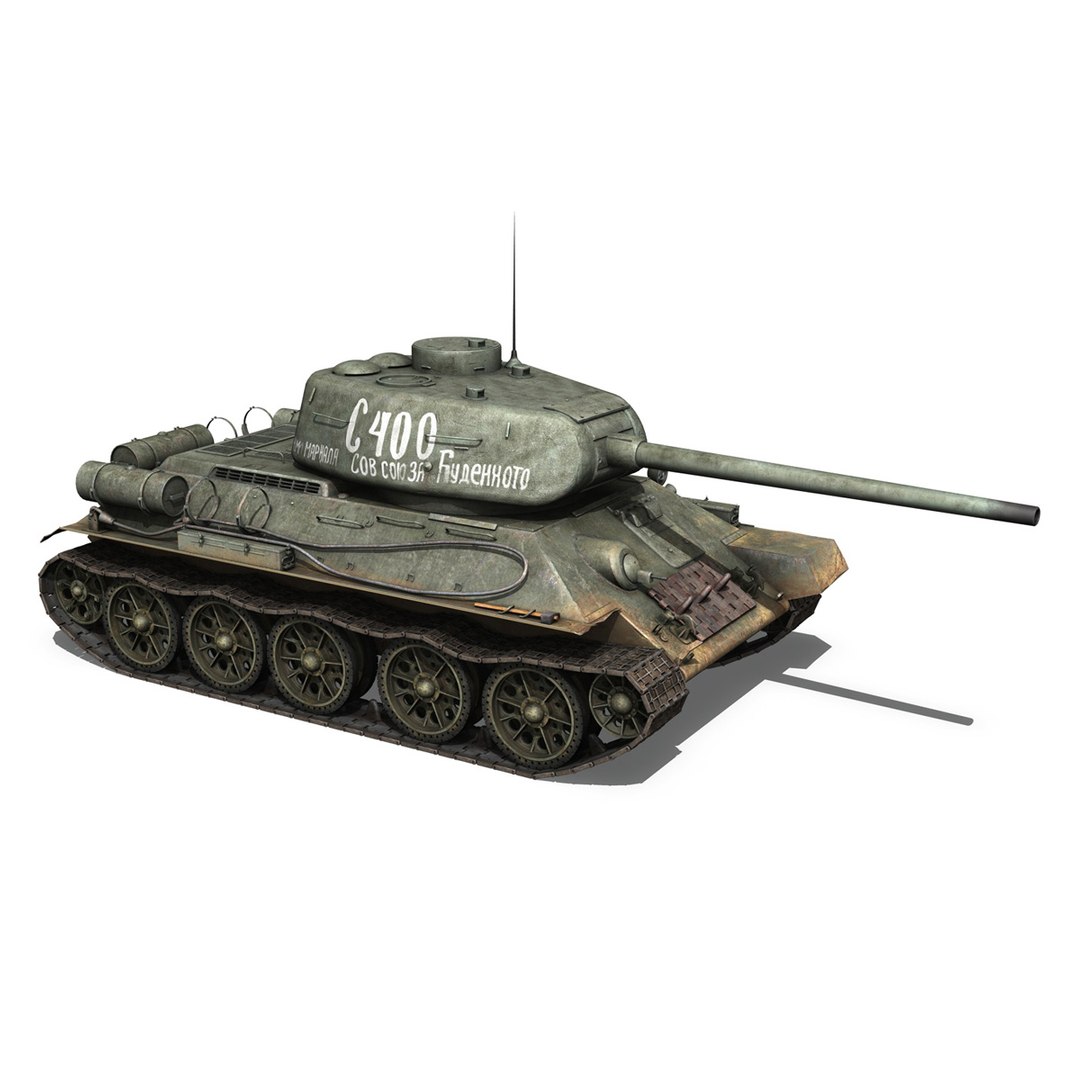 t-34 85 - soviet 3d model
