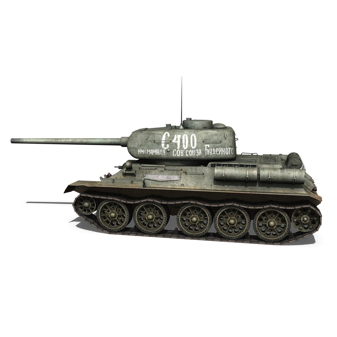 t-34 85 - soviet 3d model