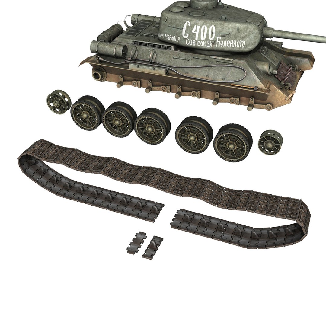 t-34 85 - soviet 3d model