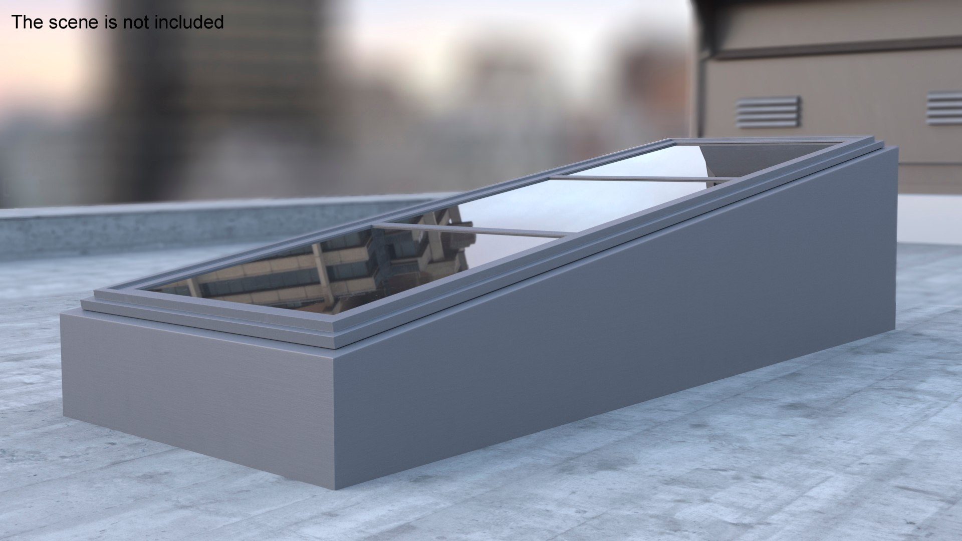 3D Rooftop Slope Skylight - TurboSquid 2191902