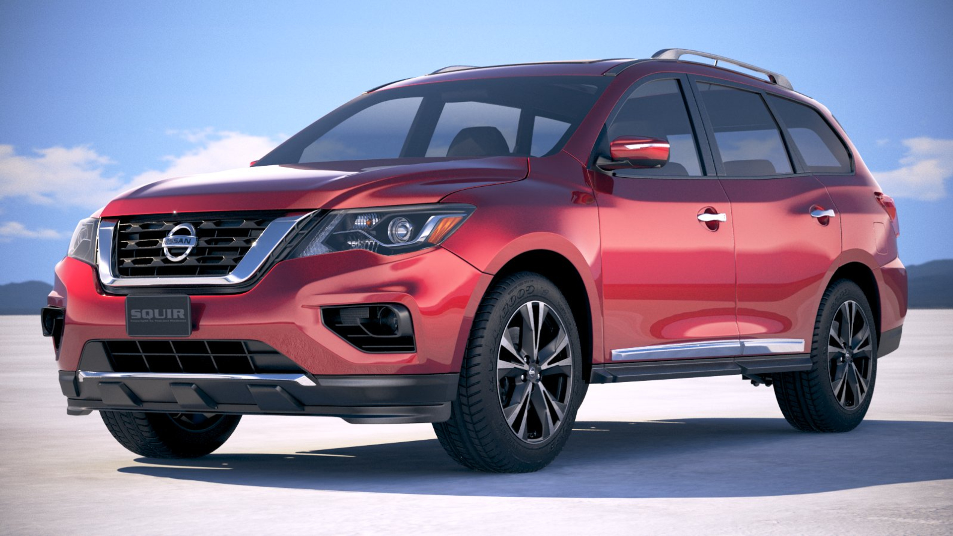 Nissan pathfinder 2019 3D model - TurboSquid 1406319