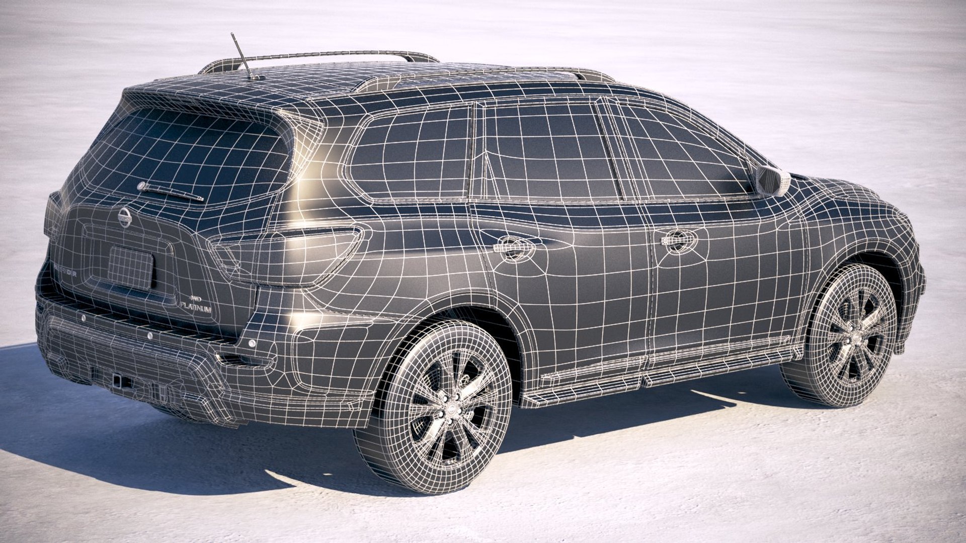 Nissan Pathfinder 2019 3D Model - TurboSquid 1406319