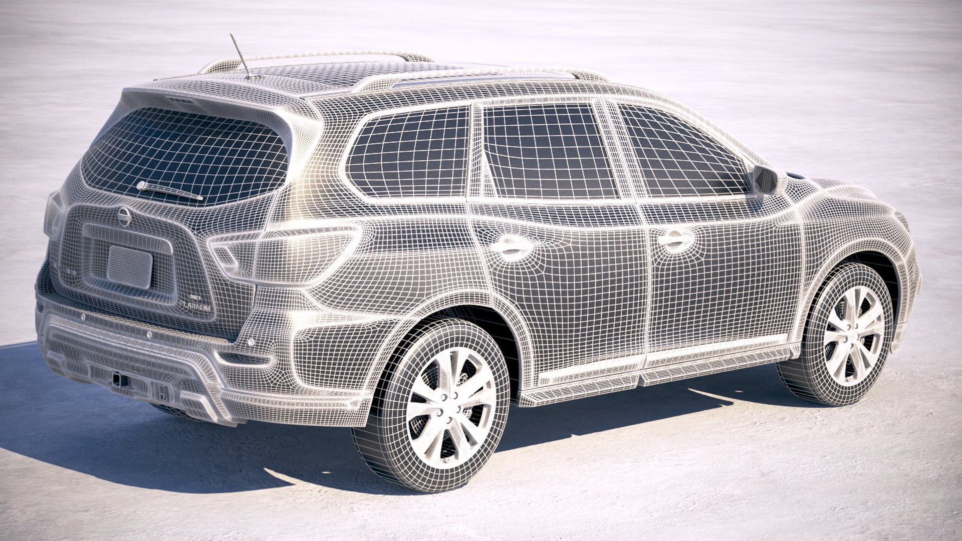 Nissan Pathfinder 2019 3D Model - TurboSquid 1406319