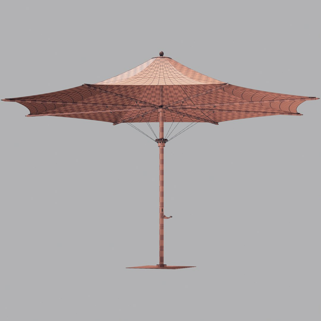 Tensile Parasol 3D Model - TurboSquid 1734662