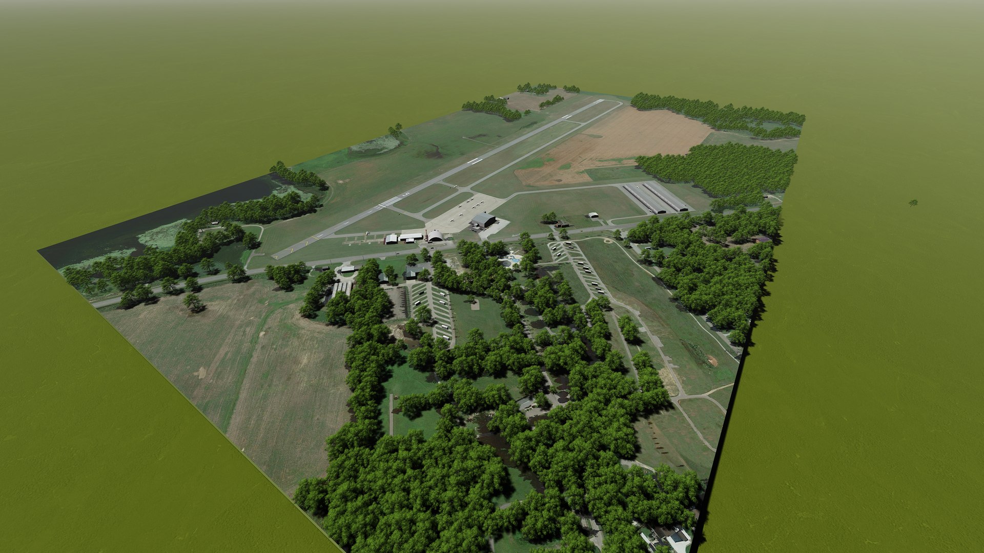 3D Tri-State Steuben County Airport Indiana - TurboSquid 2027058