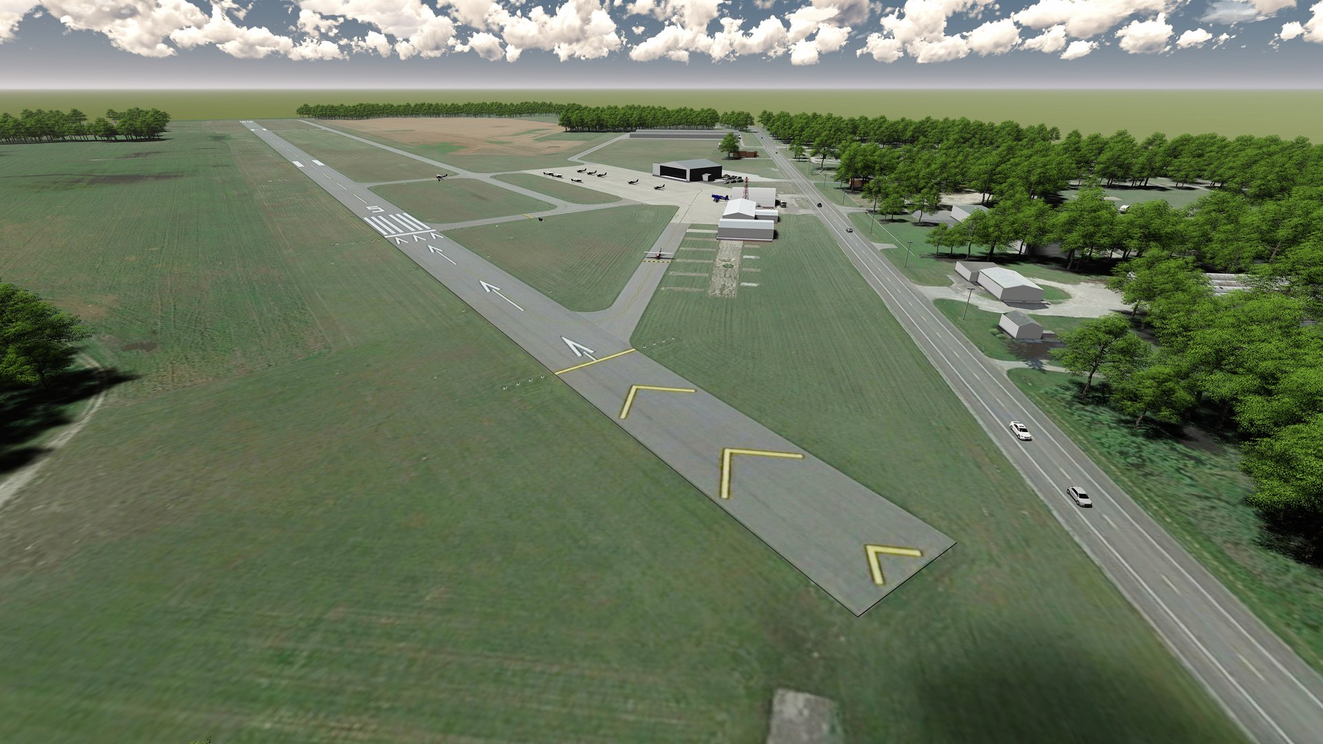 3D Tri-State Steuben County Airport Indiana - TurboSquid 2027058