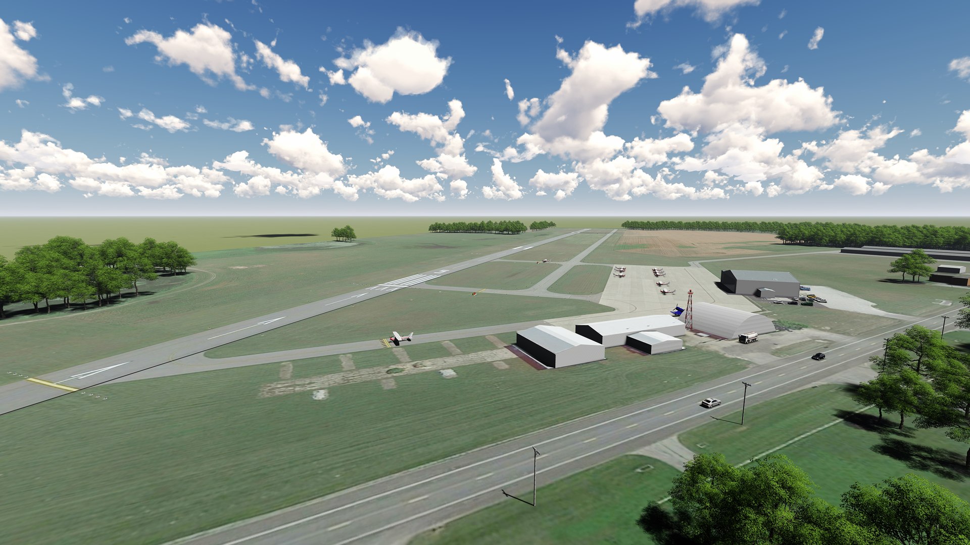 3D Tri-State Steuben County Airport Indiana - TurboSquid 2027058