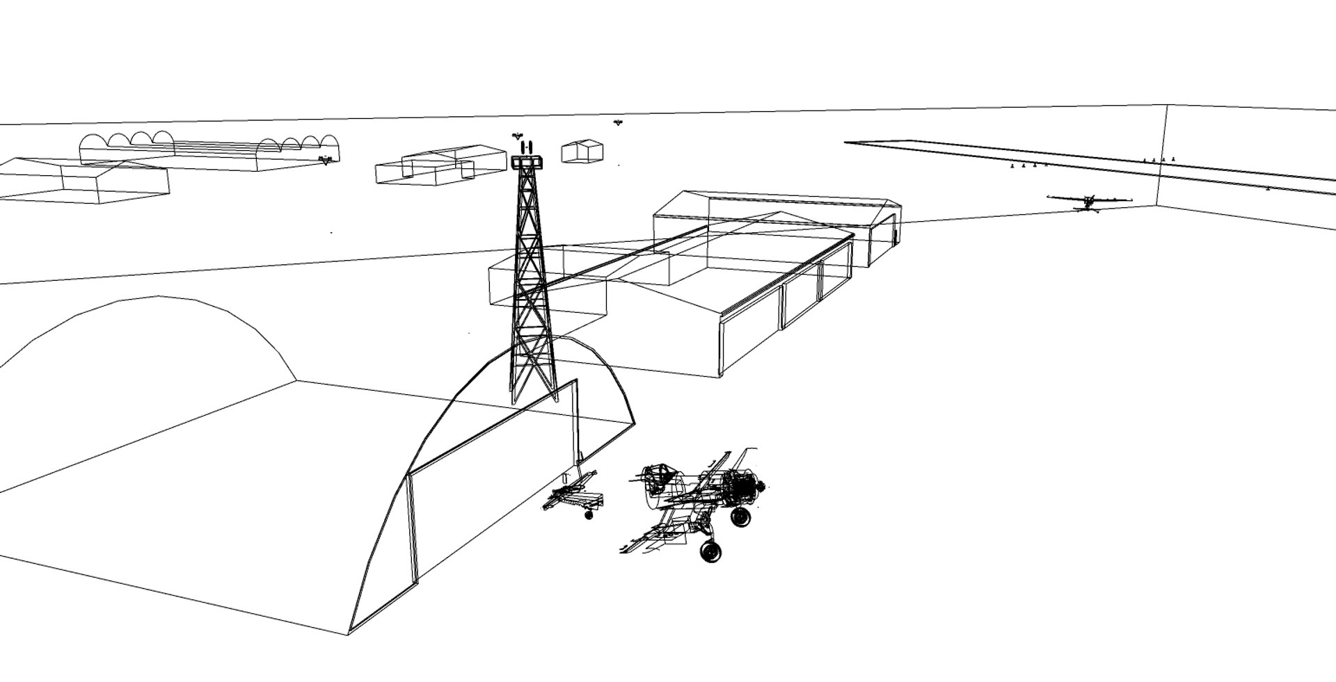 3D Tri-State Steuben County Airport Indiana - TurboSquid 2027058