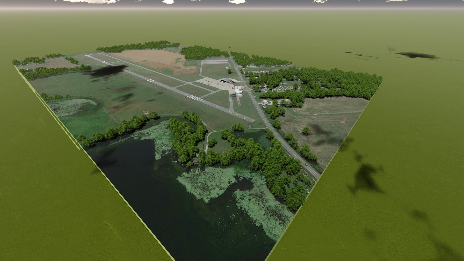 3D Tri-State Steuben County Airport Indiana - TurboSquid 2027058