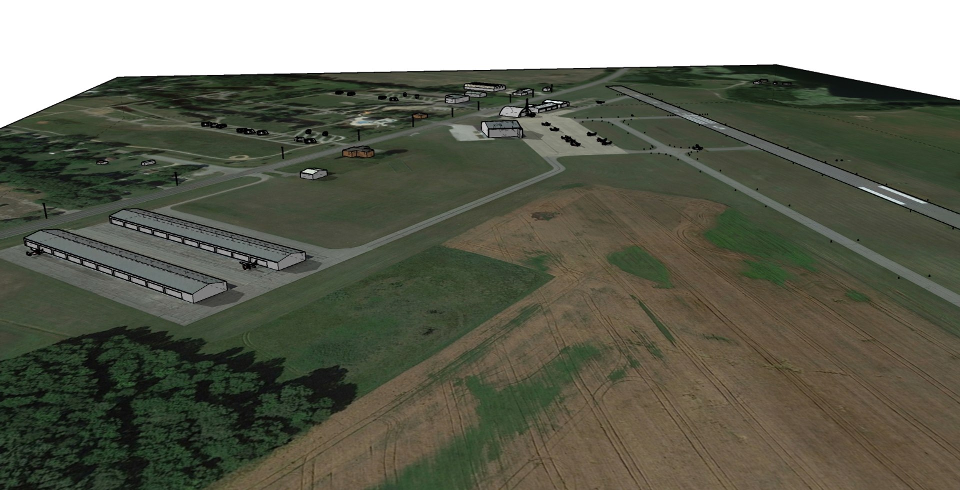 3D Tri-State Steuben County Airport Indiana - TurboSquid 2027058